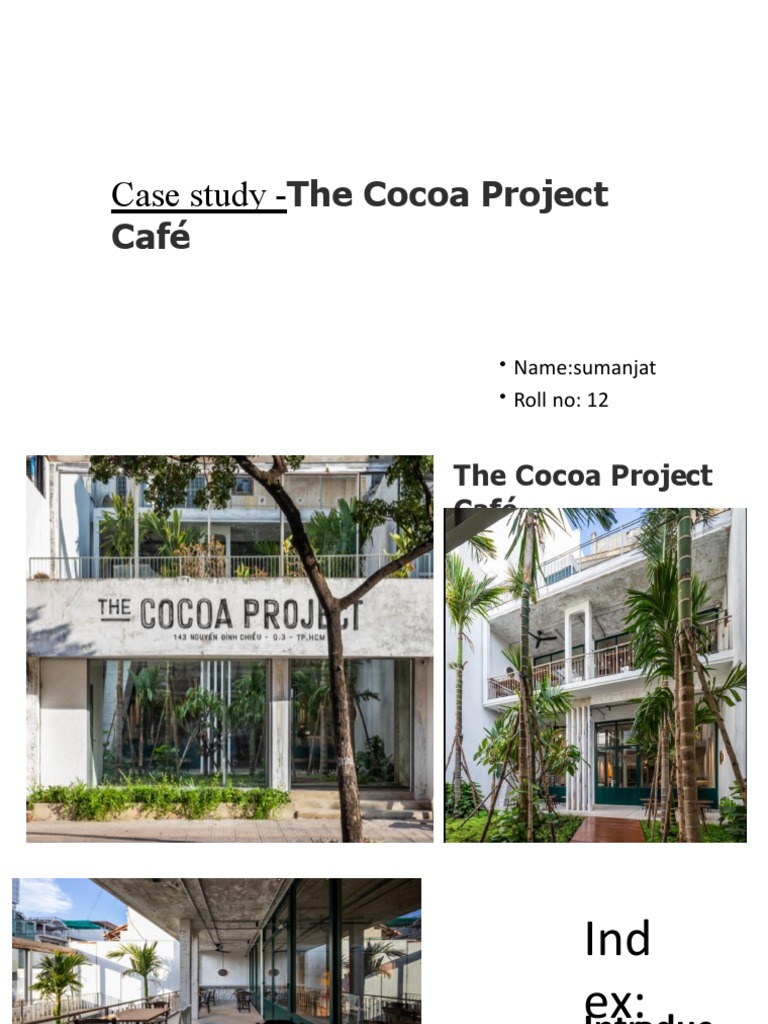 The Cocoa Project Café Design Overview | PDF