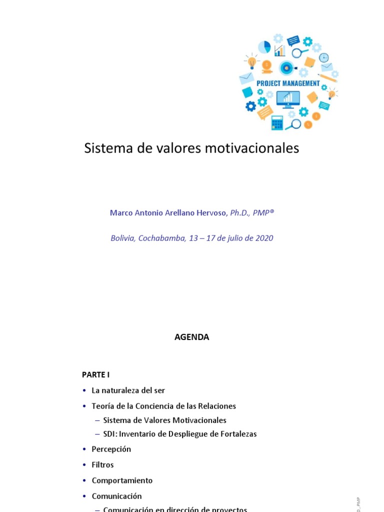 5 Sistema de Valores Motivacionales | PDF | Comunicación | Felicidad
