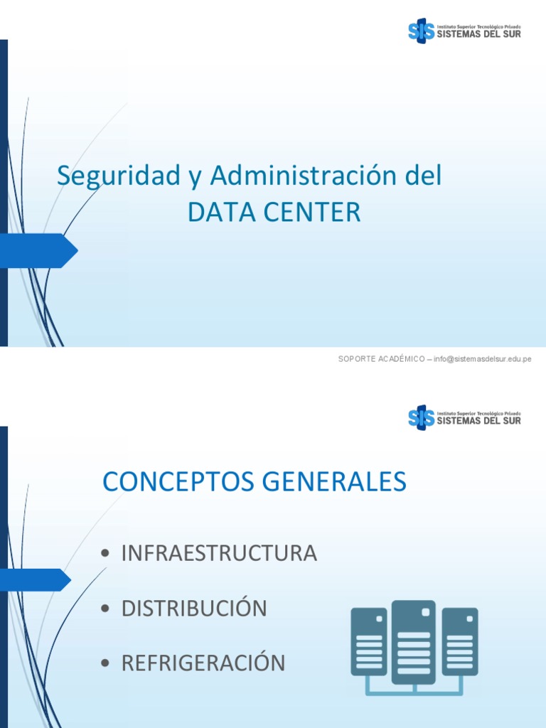 9-Administracion de Data Center | PDF | Seguridad de información | Red de computadoras