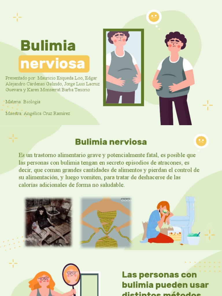 Bulimia nerviosa: Un trastorno alimenticio grave y sus síntomas, tratamientos y recomendaciones ...