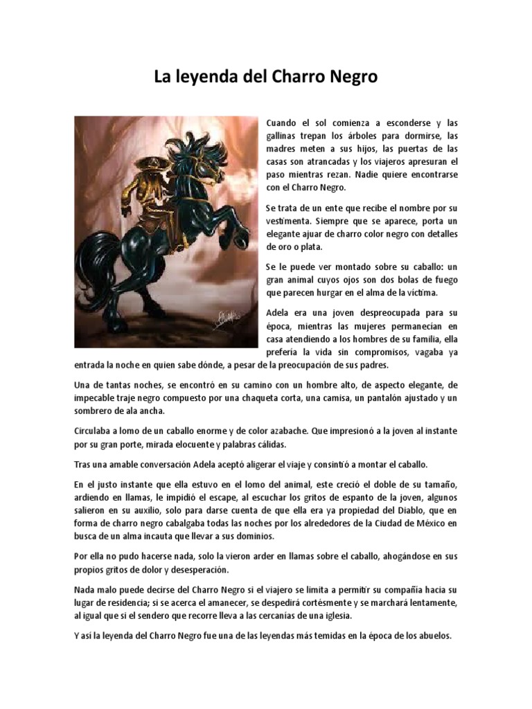 La Leyenda Del Charro Negro | PDF