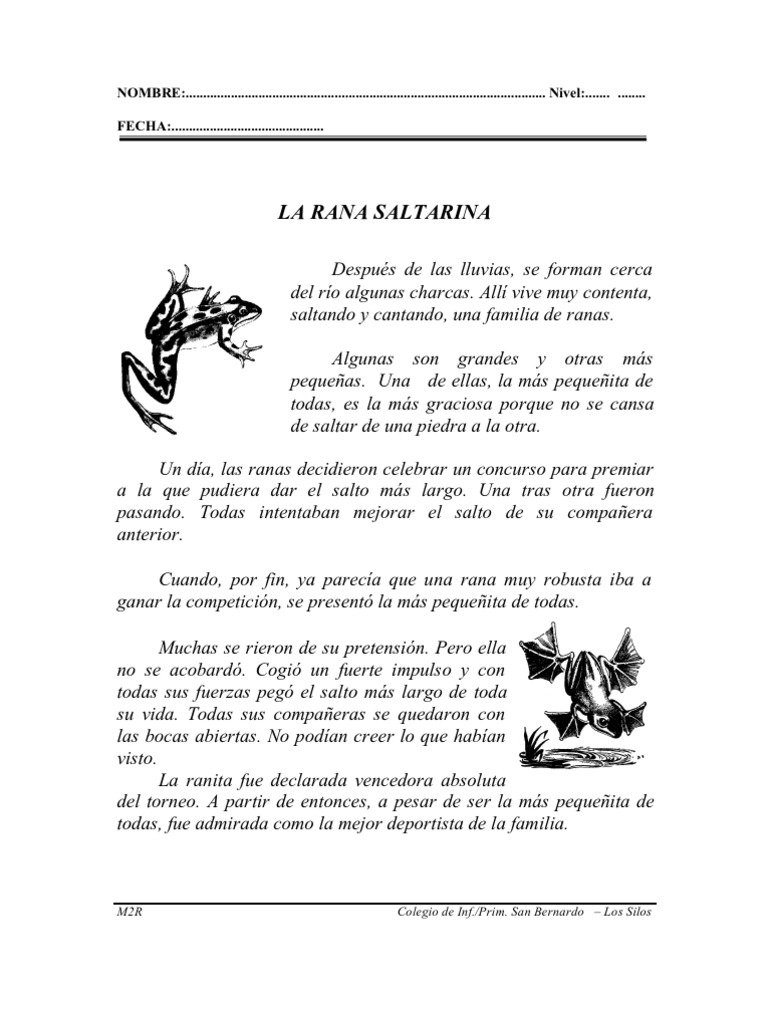 La Rana Saltarina | PDF | Deportes | Ocio
