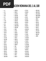 Números romanos del 200 al 300 | PDF