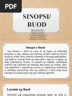 Halimbawa NG Sinopsis | PDF