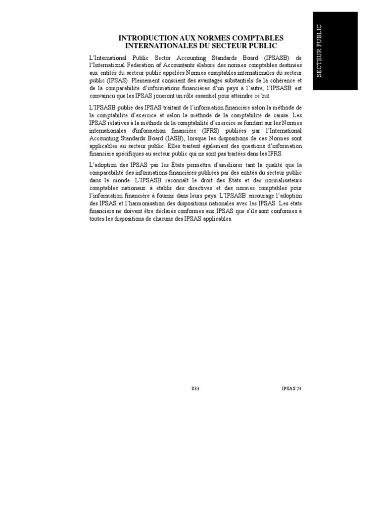 Ipsas 24 Presentation de | PDF