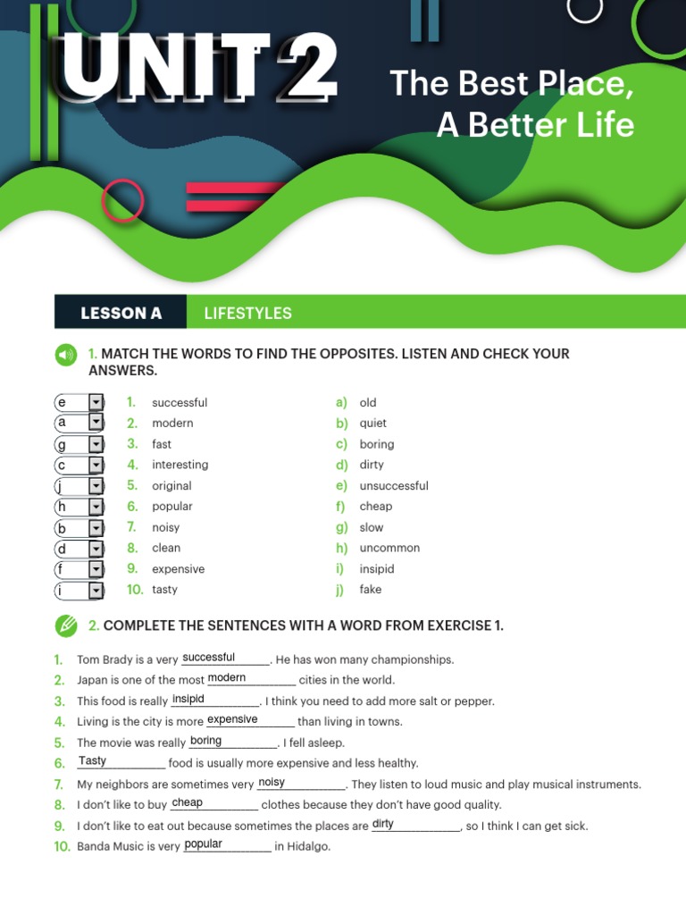 WB Unit 2 Lesson A | PDF | Language Arts & Discipline
