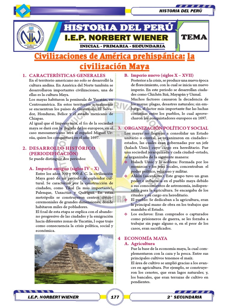 Cultura Maya: Historia y Sociedad | PDF | Civilización maya | Brújula