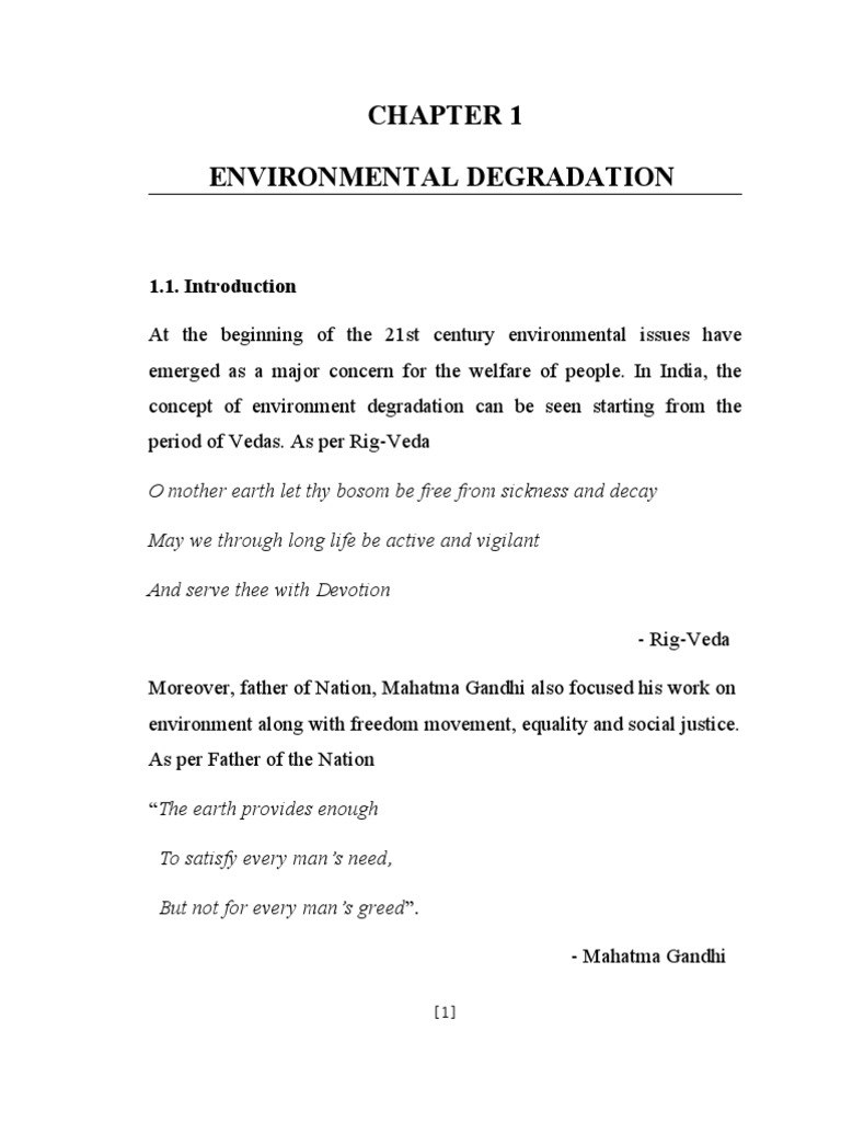 Environment Degradation | PDF | Environmental Degradation | Water Resources