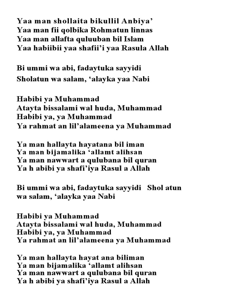 Yaa man shollai | PDF