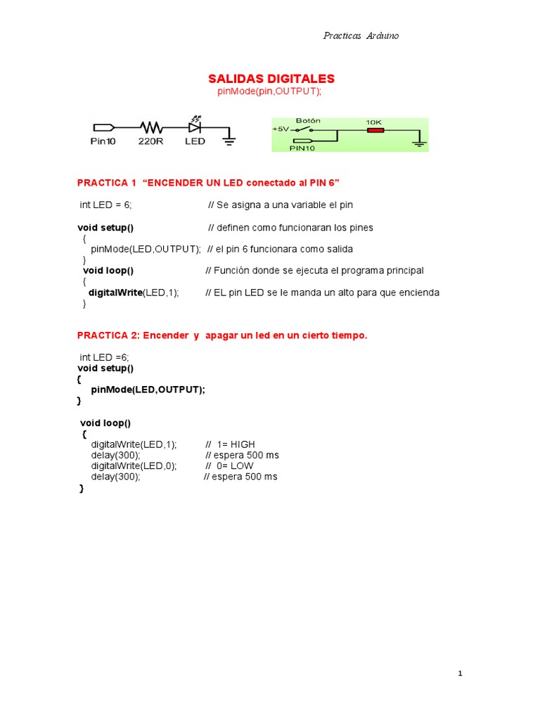 Arduino LED Pulsador Secuencias | PDF | Arduino | Ciencias de la Computación