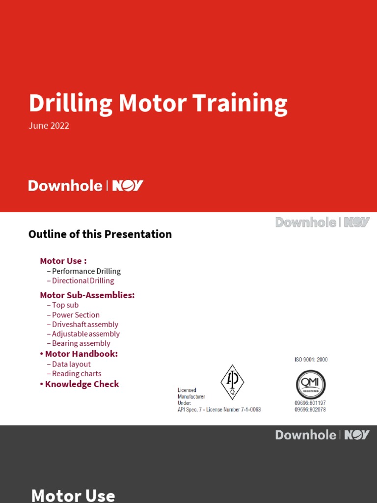 NOV - Motores - PDM Training | PDF | Electric Motor | Bearing (Mechanical)