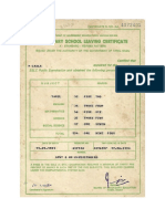 Transfer Certificate Sample | PDF