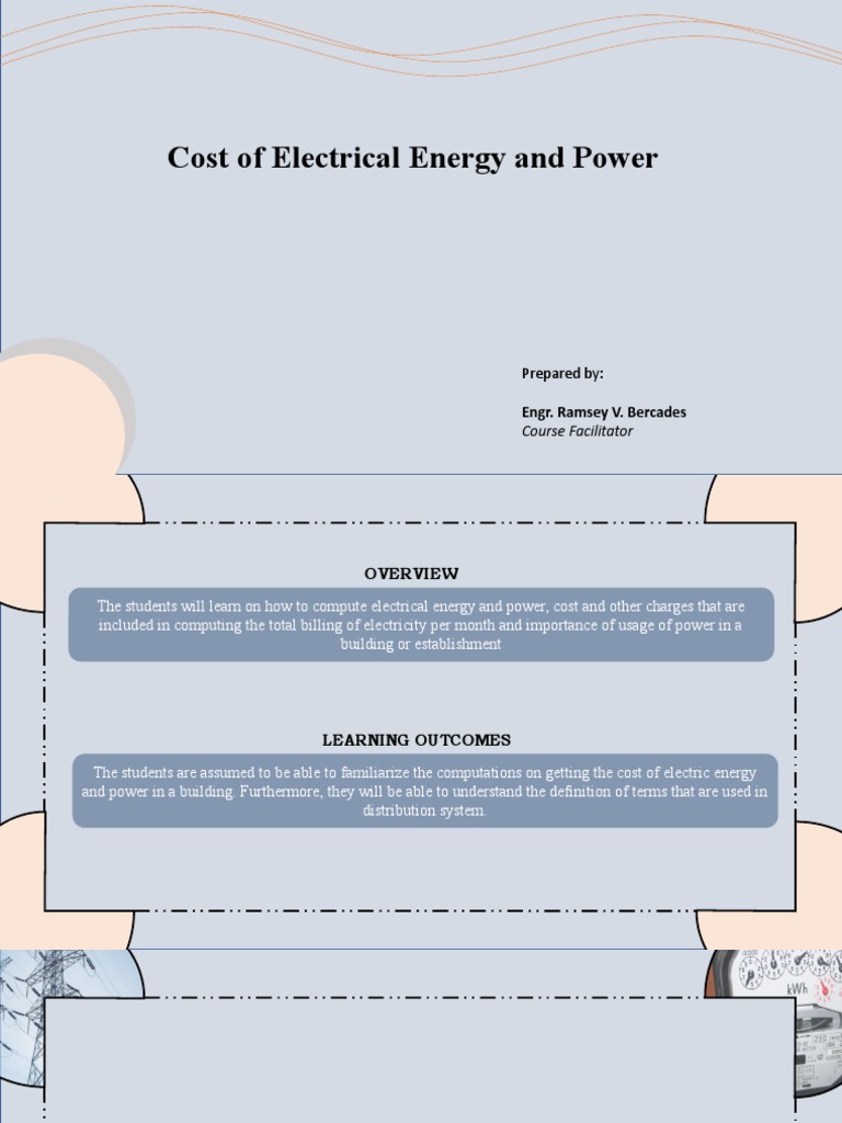 Calculating Electrical Energy Costs | PDF | Watt | Electromagnetism