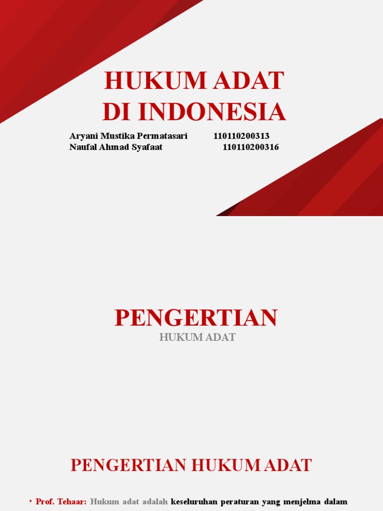 Hukum Adat PHI | PDF