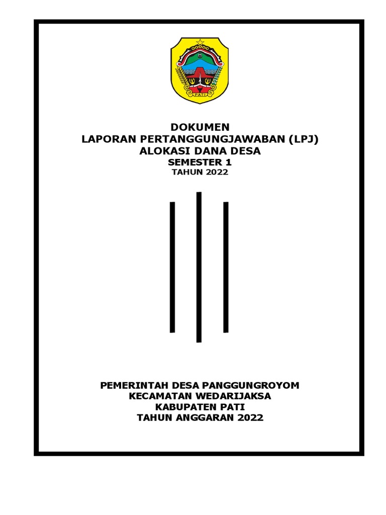 Cover LPJ Add | PDF | Pengelolaan Keuangan & Uang | Sains & Matematika