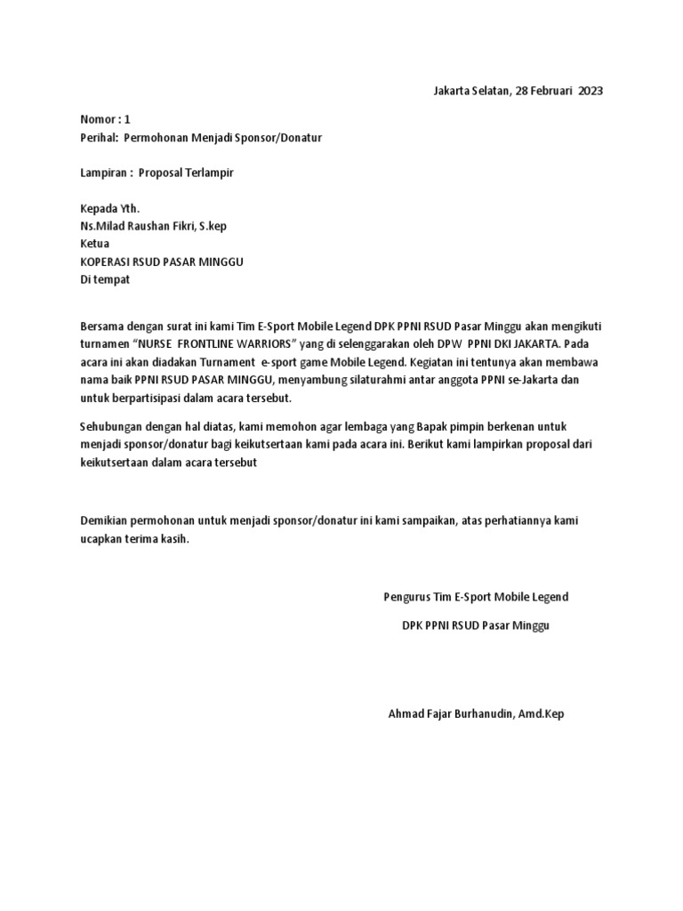 Proposal untuk koperasi | PDF