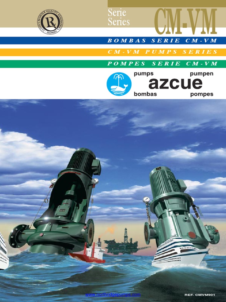 Azcue CM VM VR Vertical Inline Centrifugal Pump | PDF | Tecnologías de ...