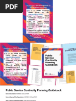 Public Service Continuity Plan Guidebook | PDF | Non Disclosure ...