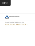 Manual de Usuario - Portal de Proveedores ICA | PDF | Archivo de computadora | Software