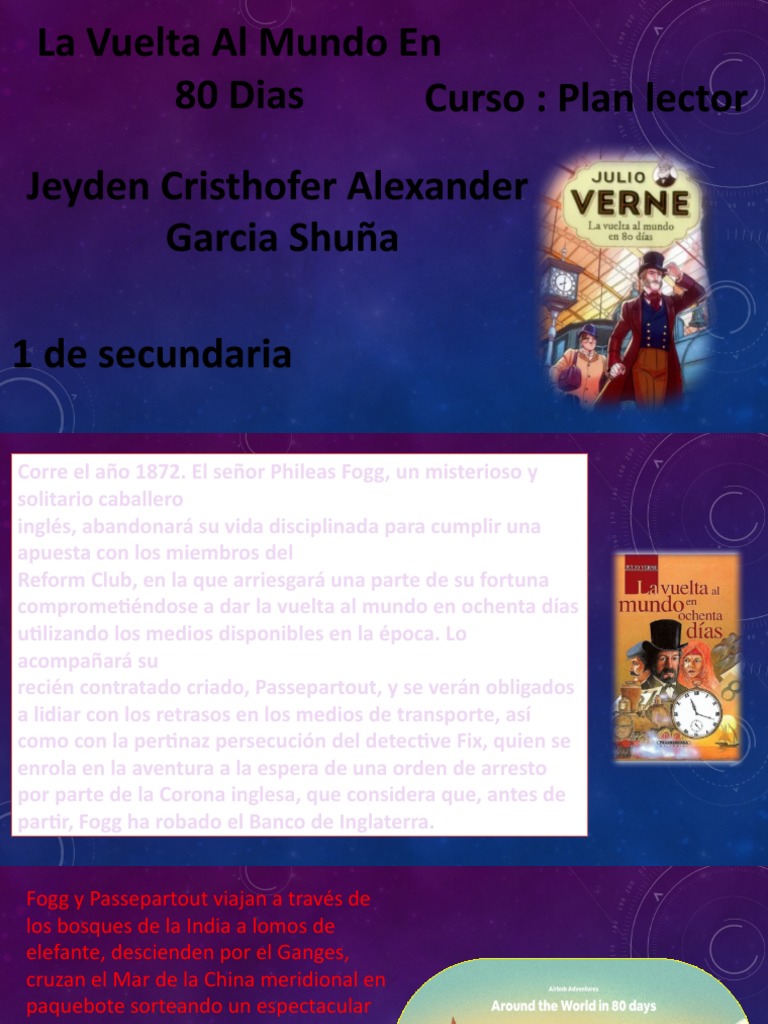 La Vuelta Al Mundo en 80 Dias | PDF | Al rededor del mundo en ochenta días