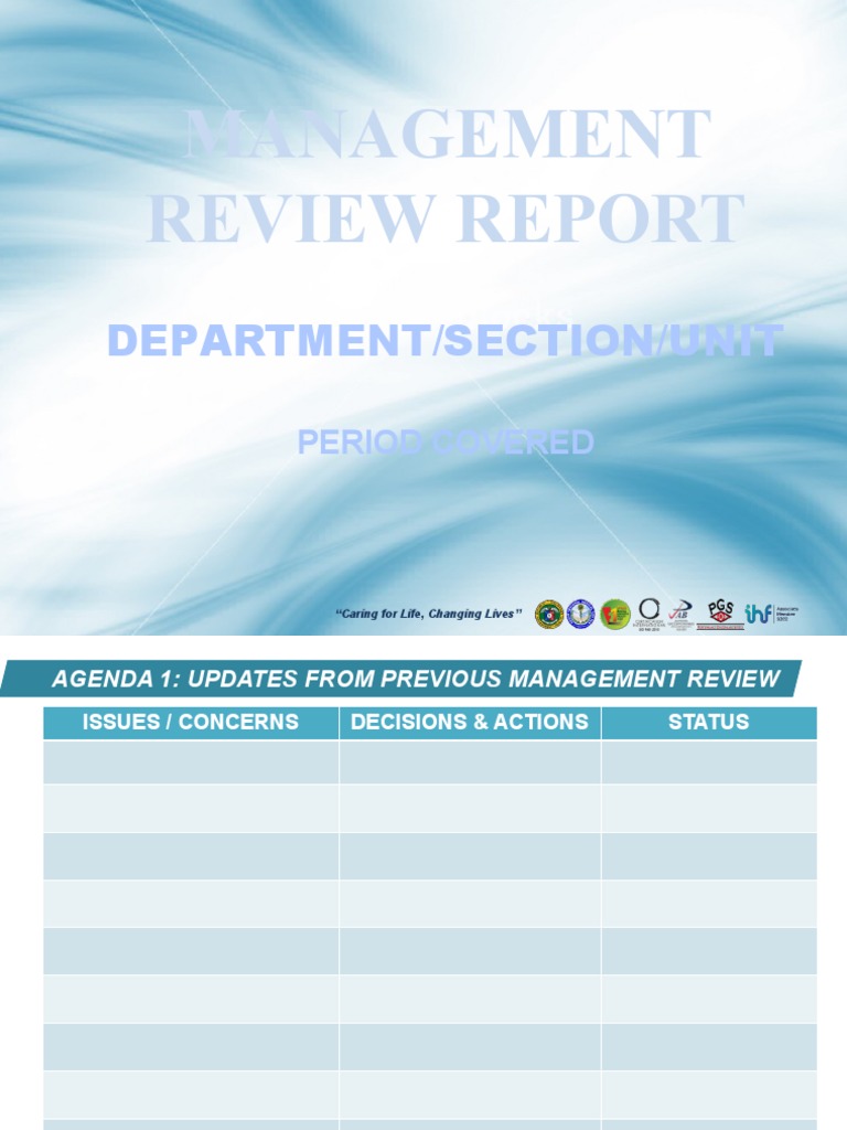 Management Review Report | PDF | Wellness