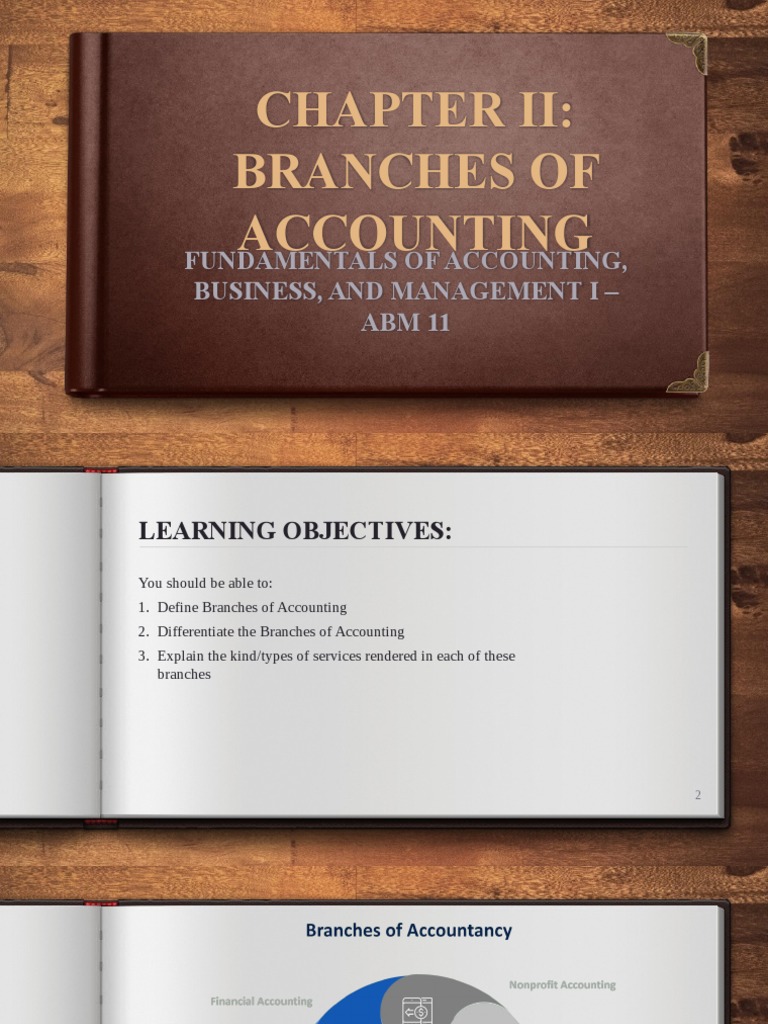 FABM1-Branches of Accounting & Users of Accounting Information | PDF | Accounting | Audit