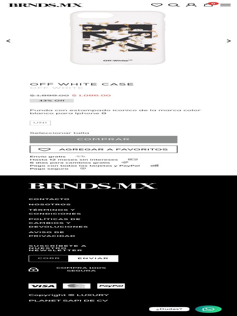 OFF WHITE CASE – BRNDS.MX | PDF