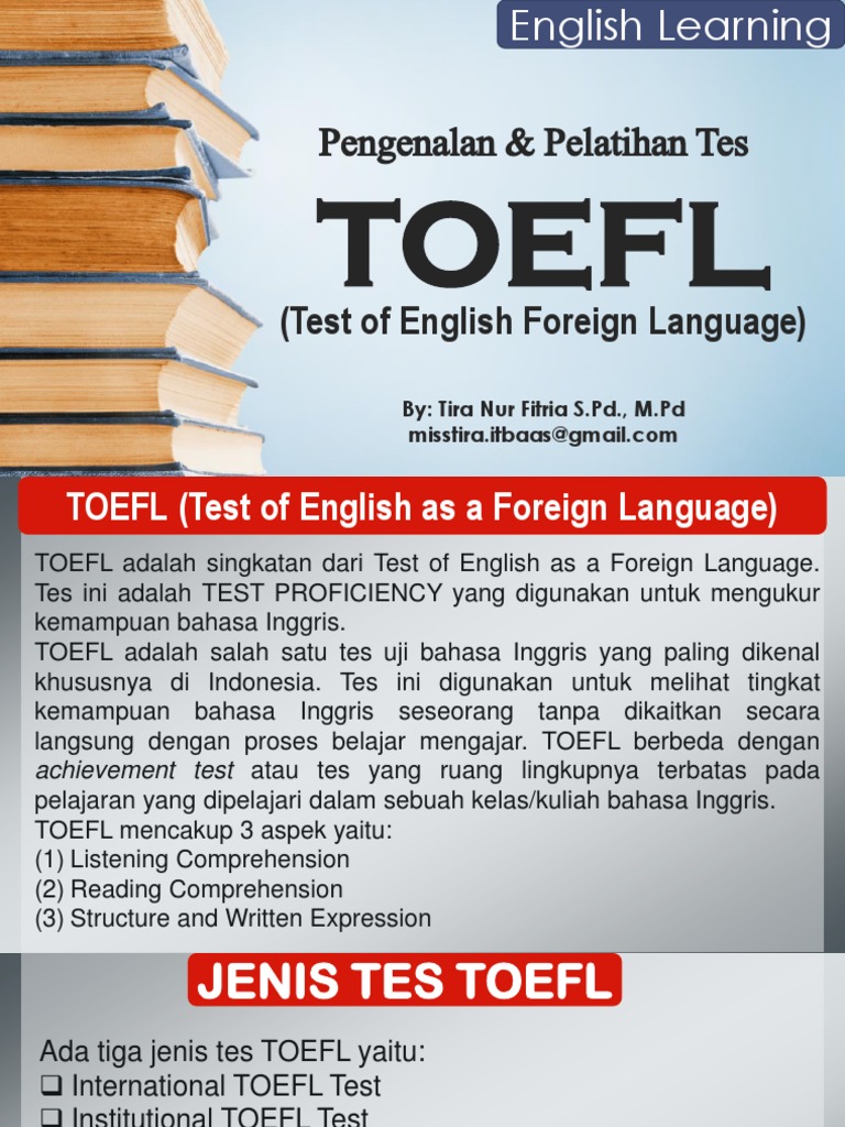 Panduan Lengkap Tes TOEFL | PDF