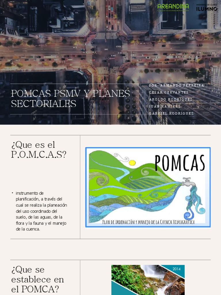 Pomcas PSMV y Planes Sectoriales | PDF | Alcantarillado | Saneamiento