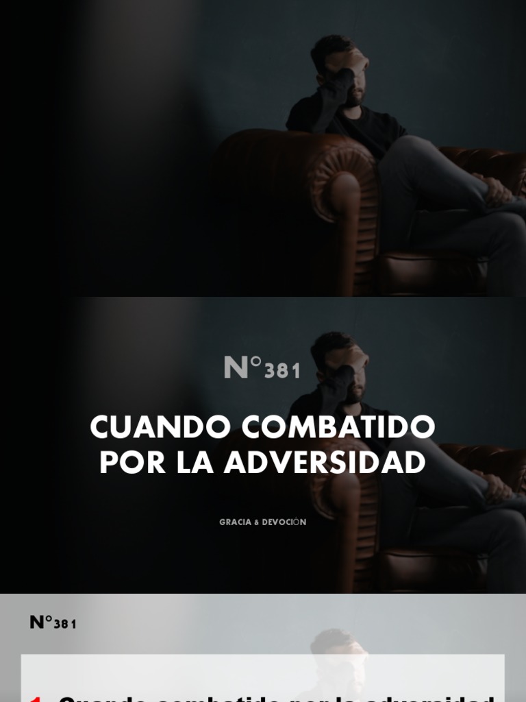 N° 381 Cuando Combatido Por La Adversidad | PDF