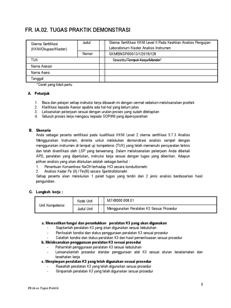 Tugas Praktek Demonstrasi | PDF