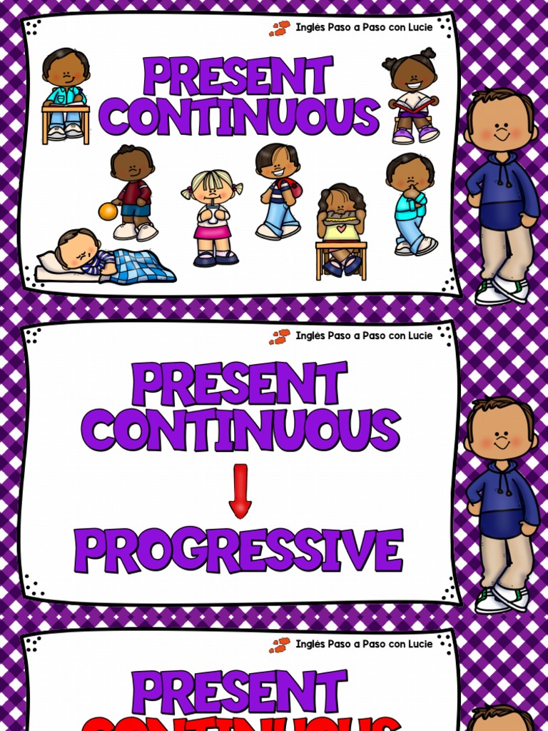 Leccion 6 Explicacion Del Presente Continuo en Ingles | PDF