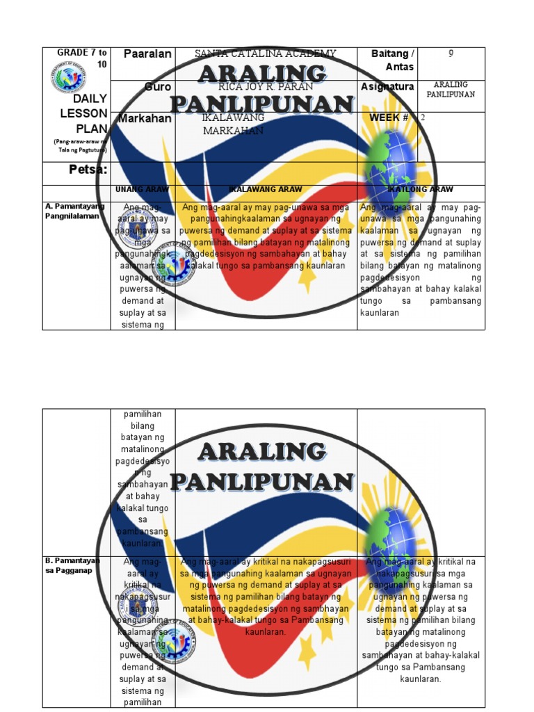 AP9 DLP Q2 Week2 | PDF AP9 DLP Q2 Week2 | PDF