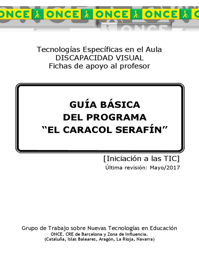 2.1 Guia Basica Del Programa El Caracol Serafin | PDF | Invalidez ...