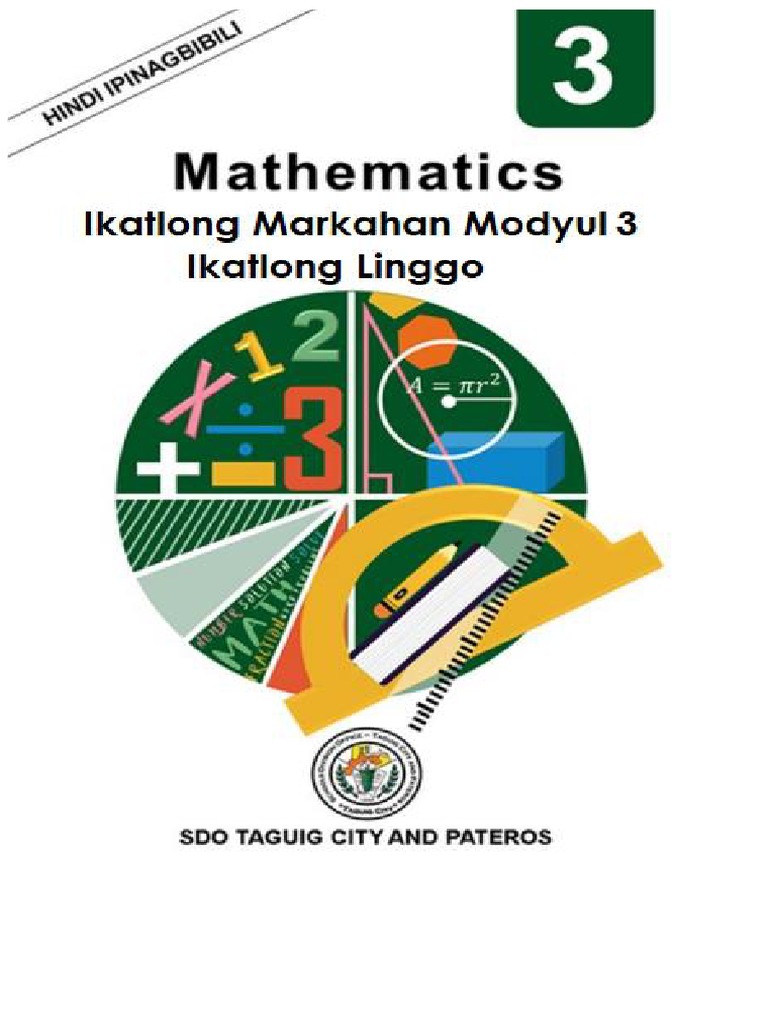 Hybrid Math 3 Q3 M3 W3 | PDF