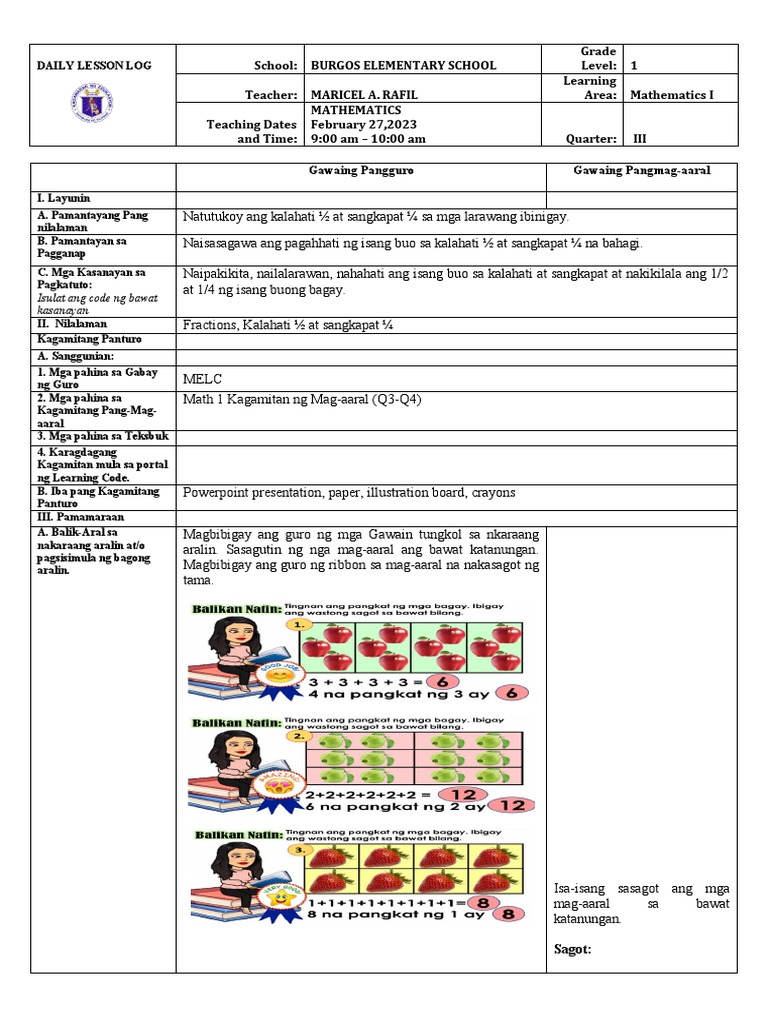 Mathematics-1 COT | PDF
