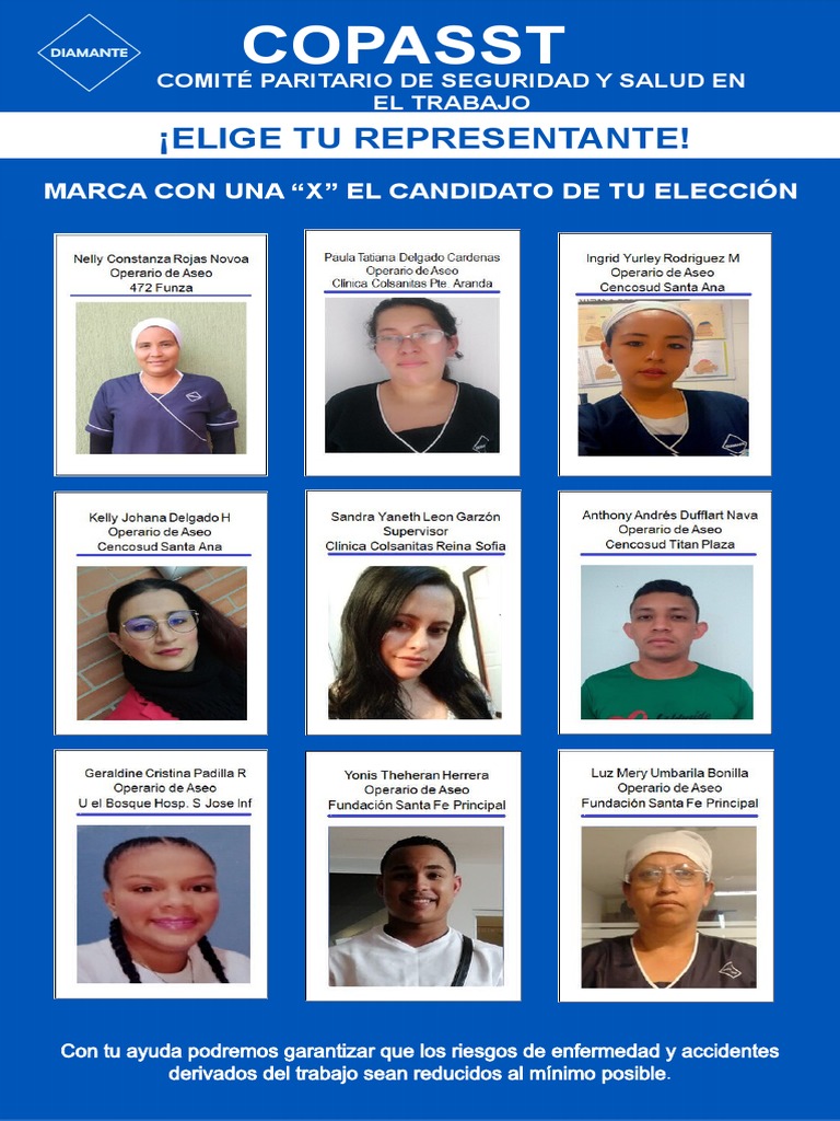 Conformación del COPASST: Elige tu Representante | PDF