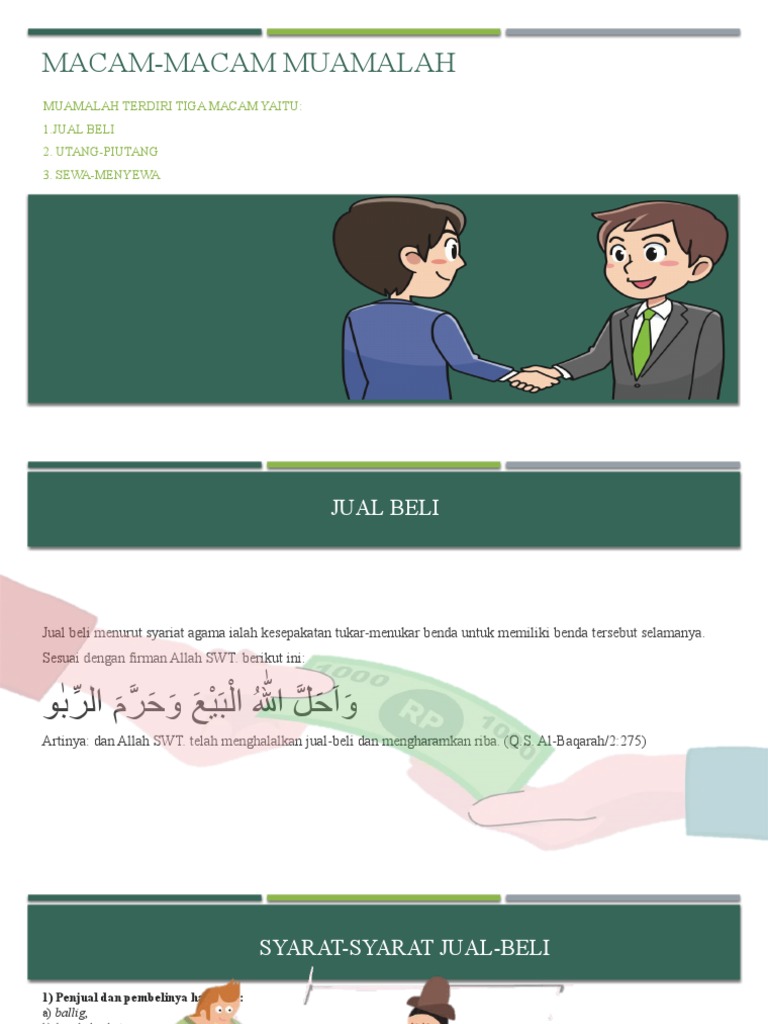 MACAM-MACAM MUAMALAH (1) | PDF