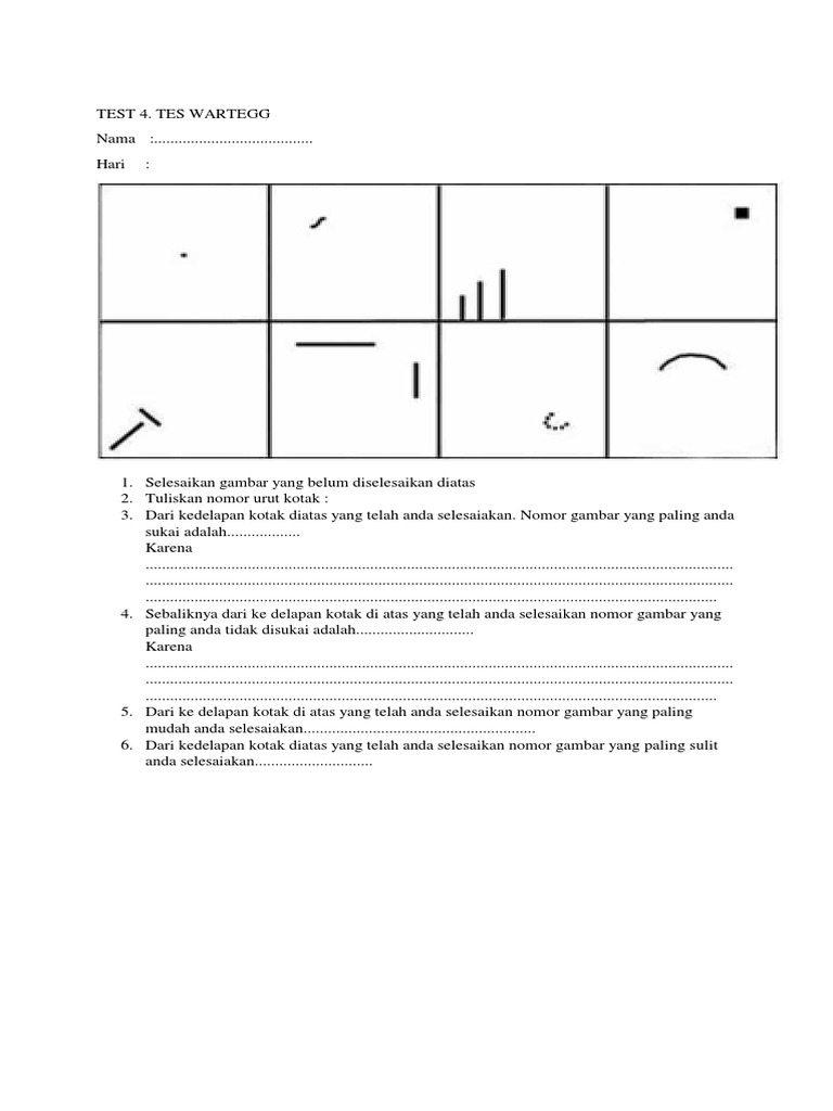 Tes Warteg | PDF | Metode & Bahan Ajar | Griya & Taman