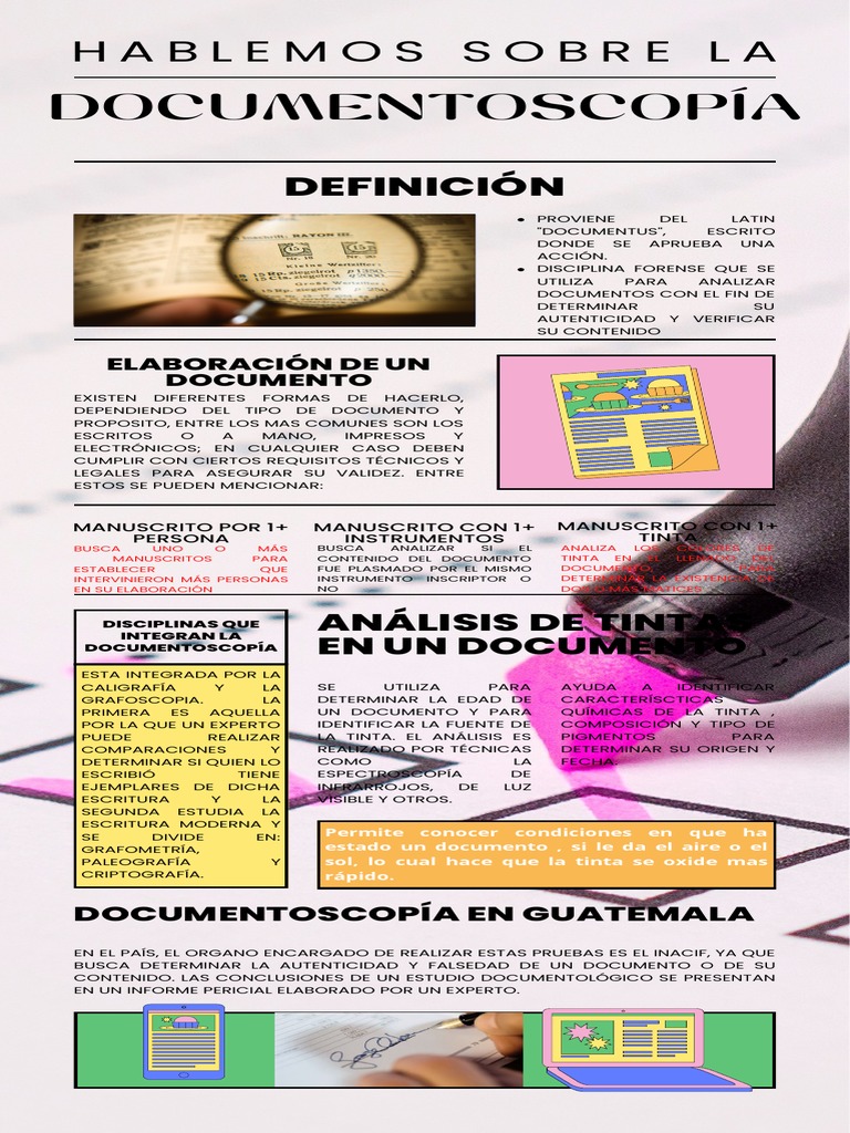 Documentoscopía | PDF | Manuscrito | Tinta