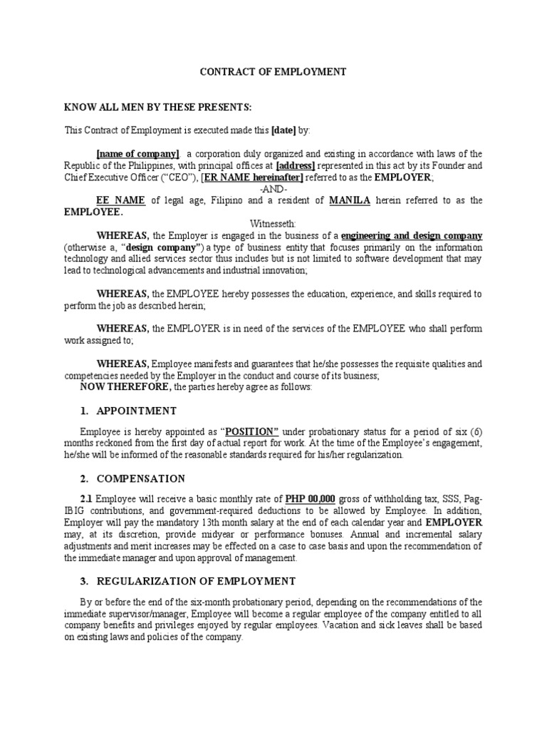 Yuro Employment Contract | PDF | Employment | Trade Secret