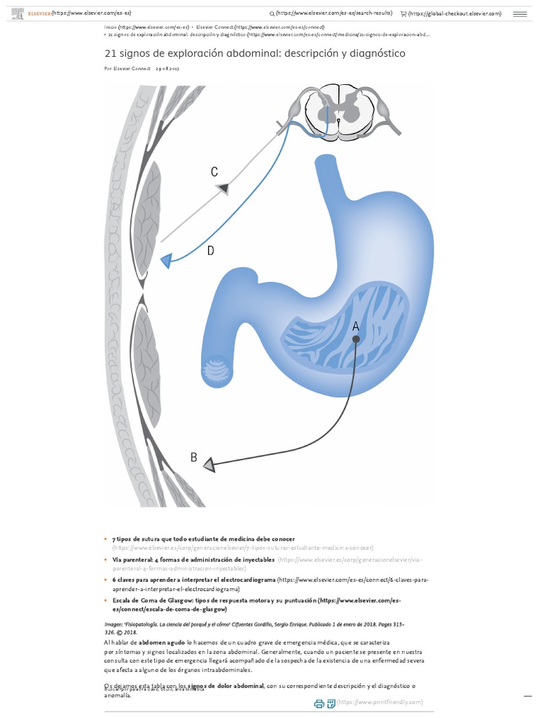 21 Signos Abdominales | PDF | Abdomen | Síntomas y signos