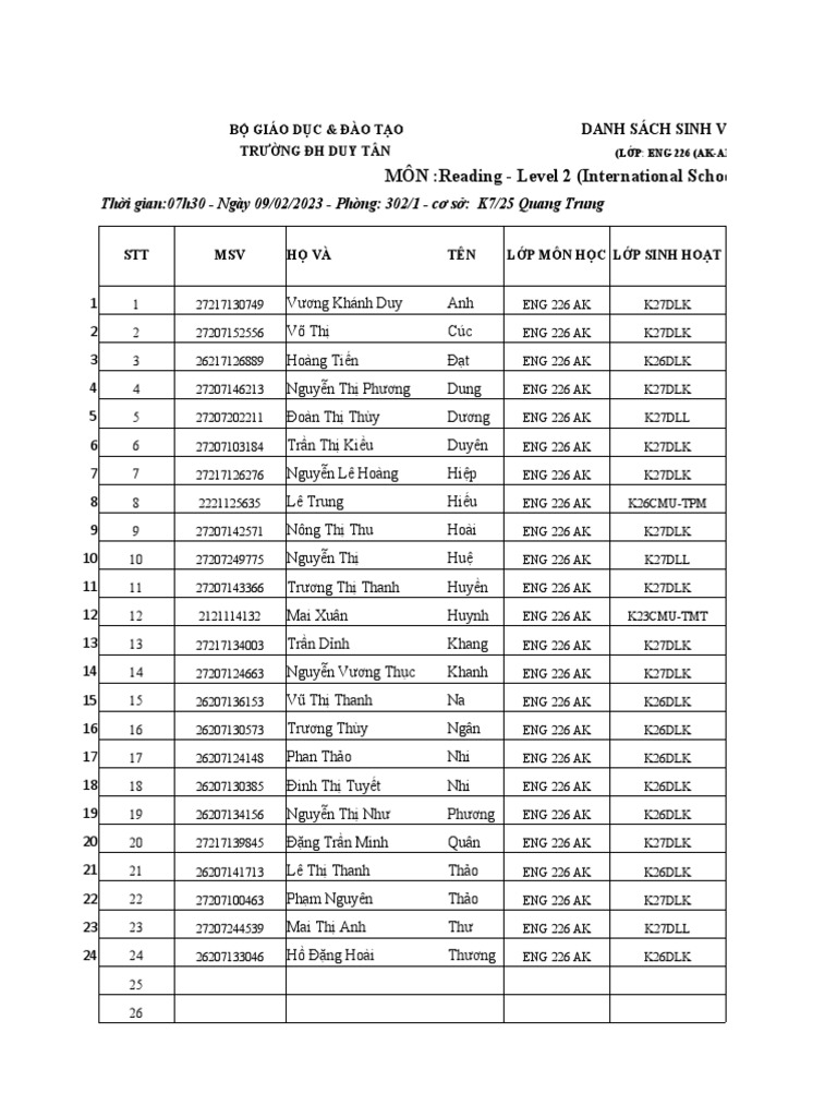 07h30 - ENG226 - READING LEVEL 2 IS 3 | PDF