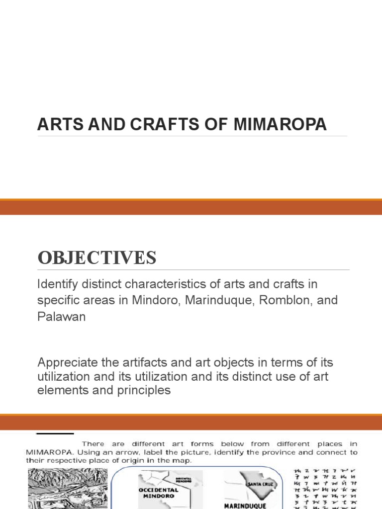 Arts and Crafts of Mimaropa | PDF | Social Science | Art