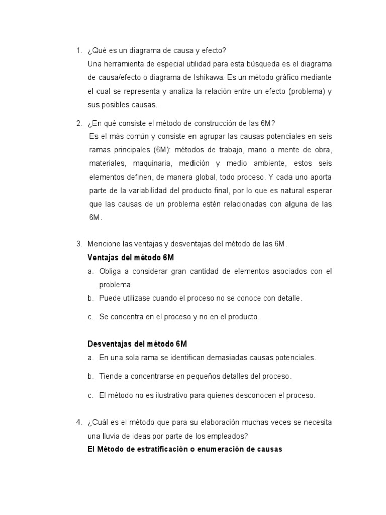 Qué Es Un Diagrama de Causa y Efecto | PDF | Estratificación social