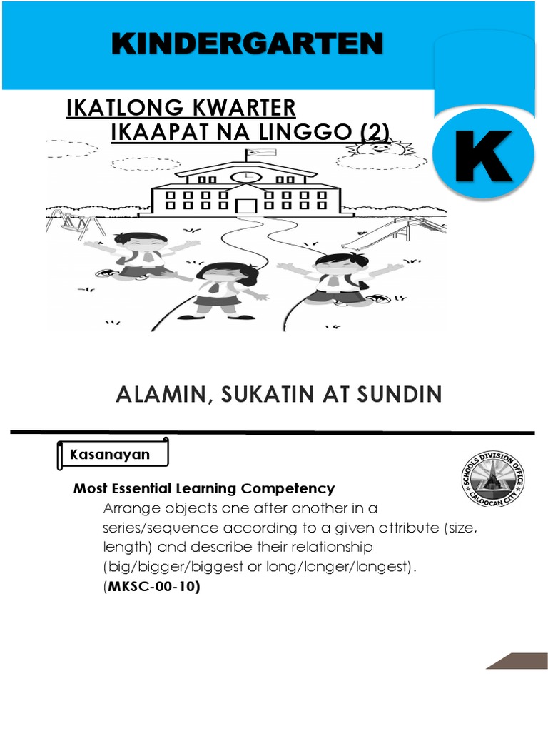 Kinder Q3 Week 4.2 | PDF