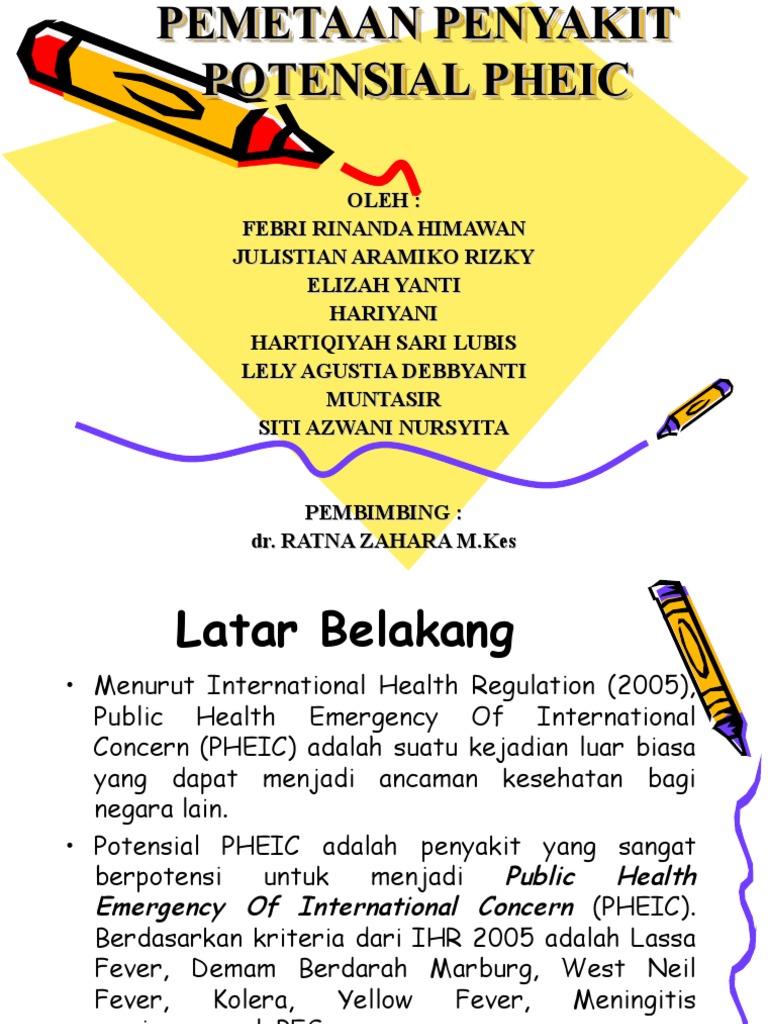 Pemetaan Penyakit Potensial Pheic | PDF