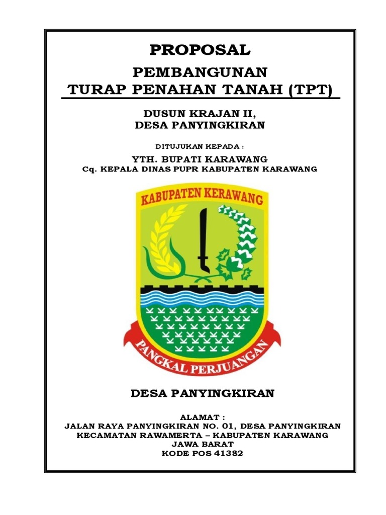 Proposal Turap Penahan Tanah | PDF | Sains & Matematika | Teknologi ...