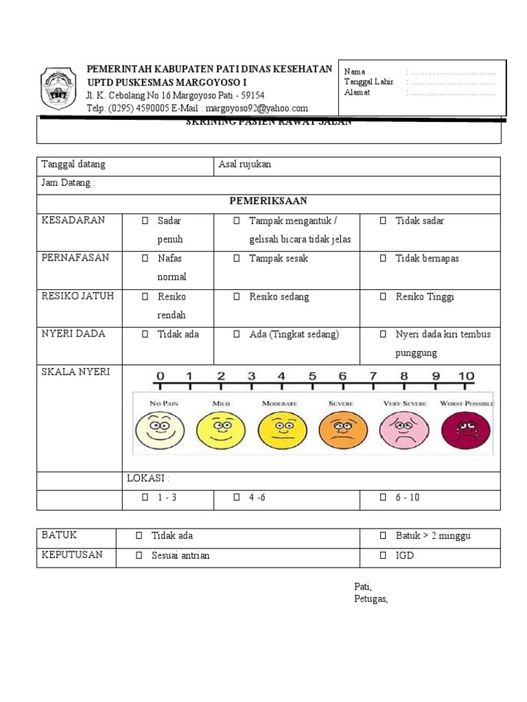 Skrining Pasien Rawat Jalan | PDF