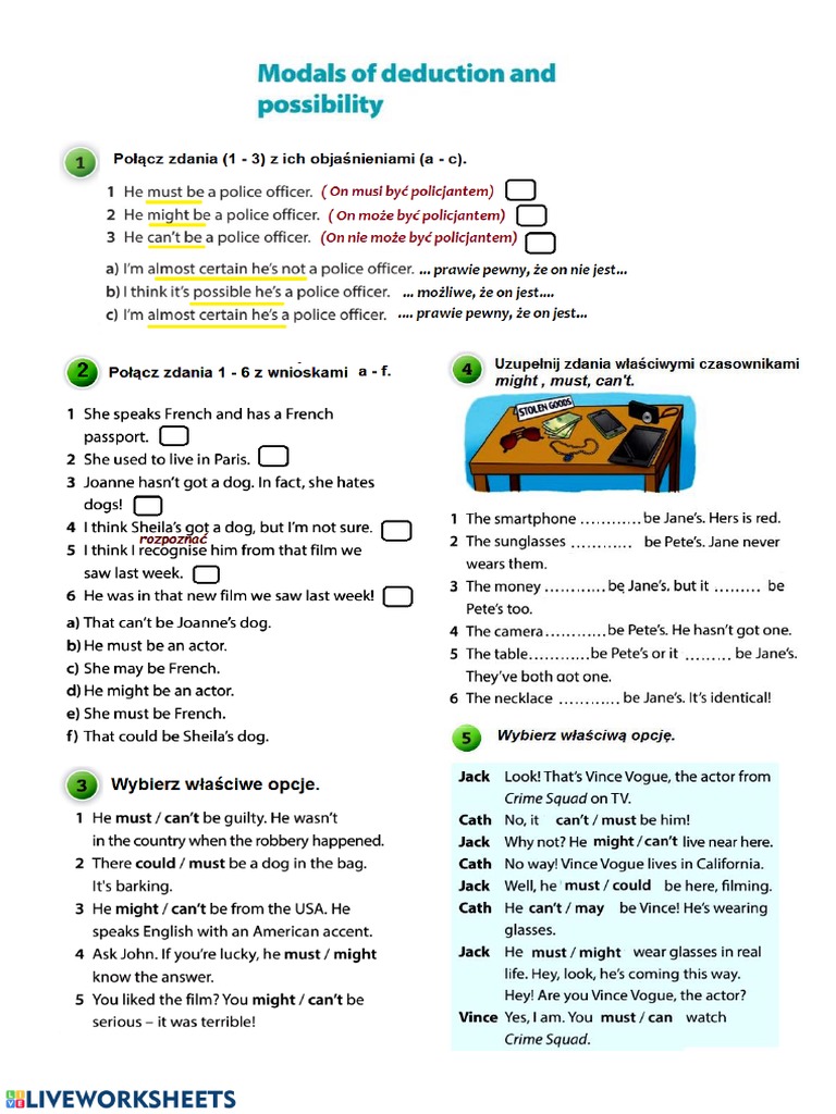 Modals of Deduction and Possibility | PDF